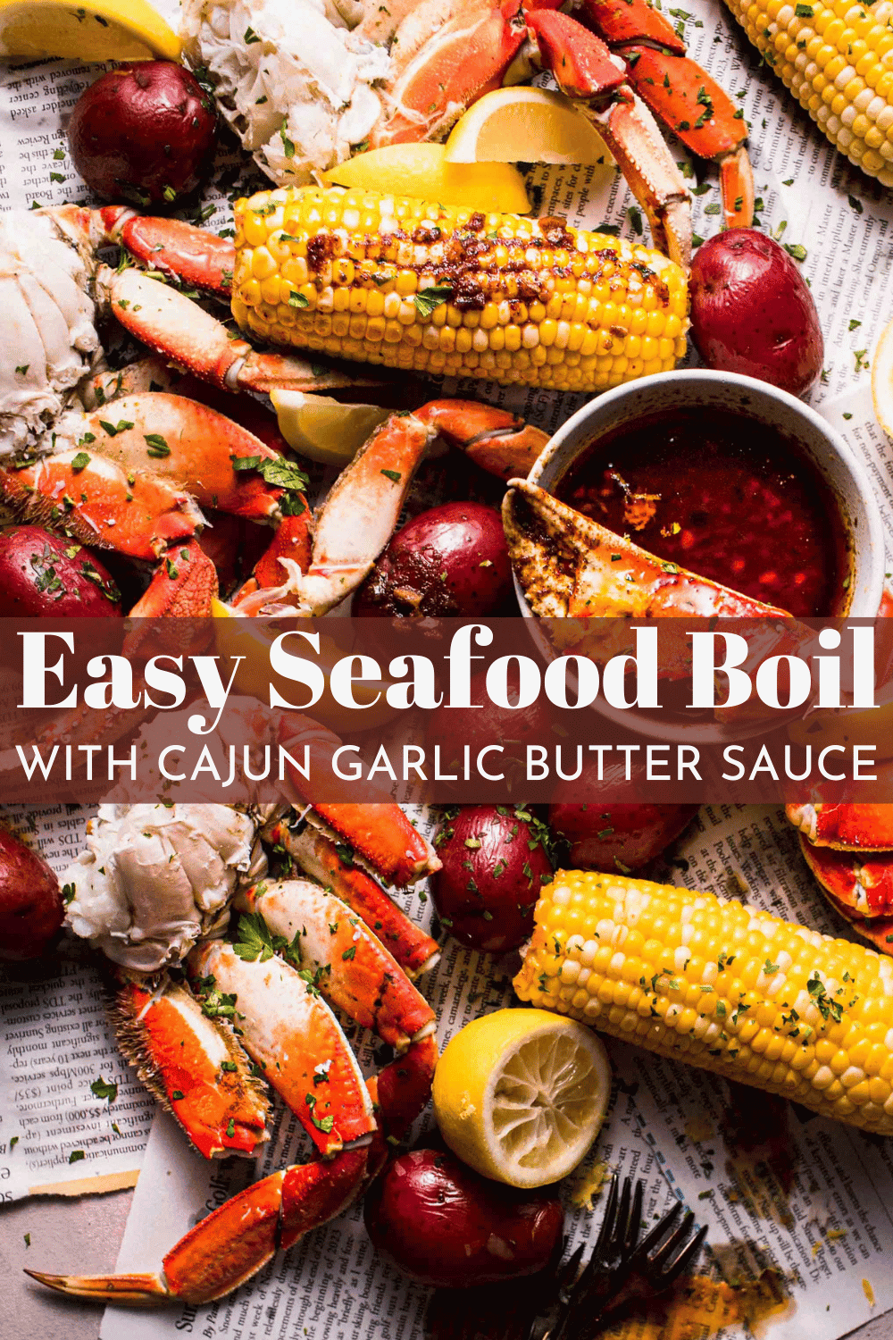 Quick and Easy Seafood Boil with Cajun Butter Sauce