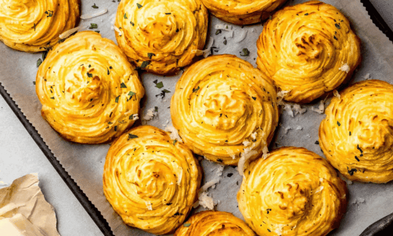 Cheesy Duchess Potatoes (Easy Make-Ahead Recipe!)