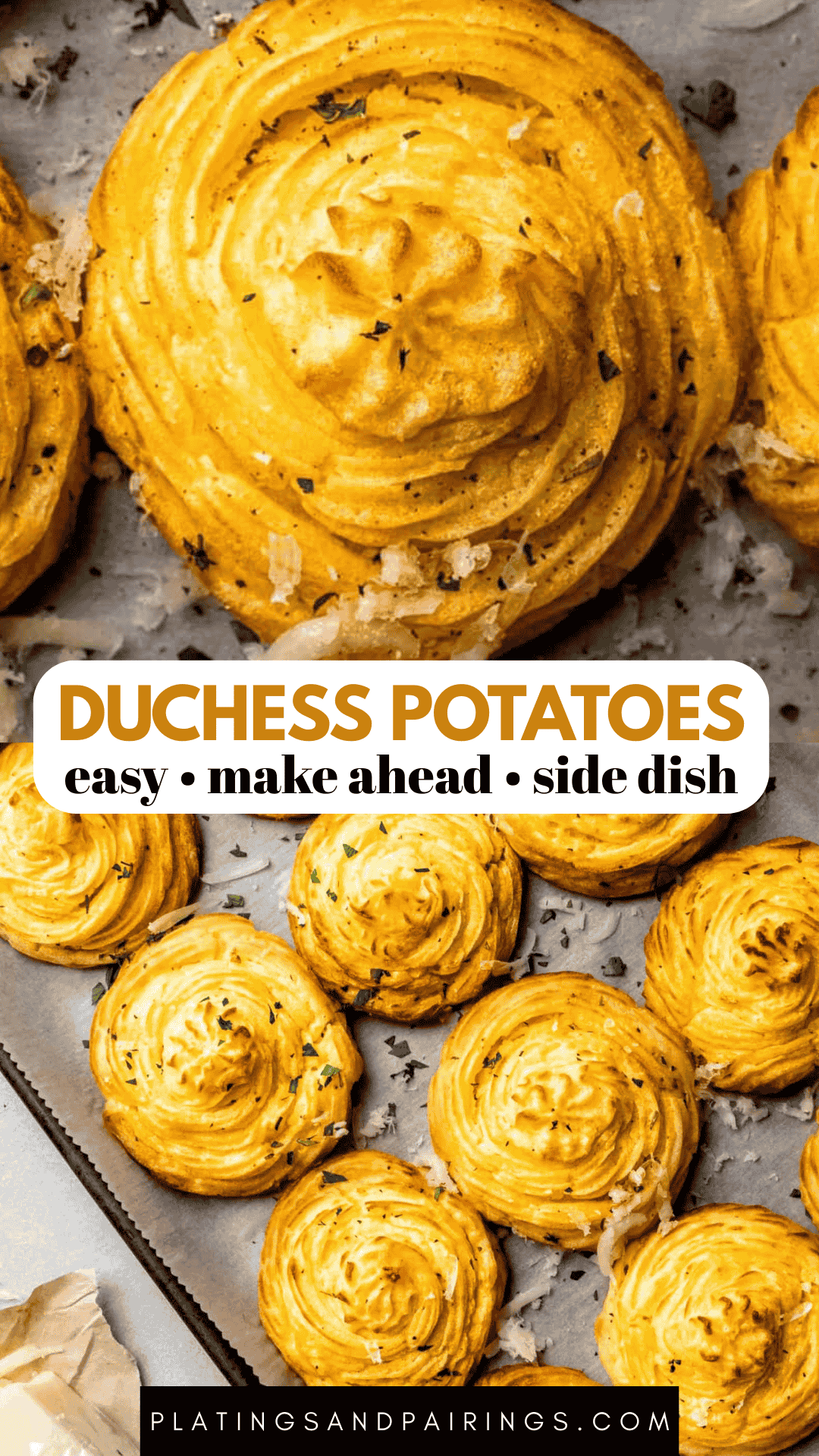 Cheesy Duchess Potatoes (Easy Make-Ahead Recipe!)