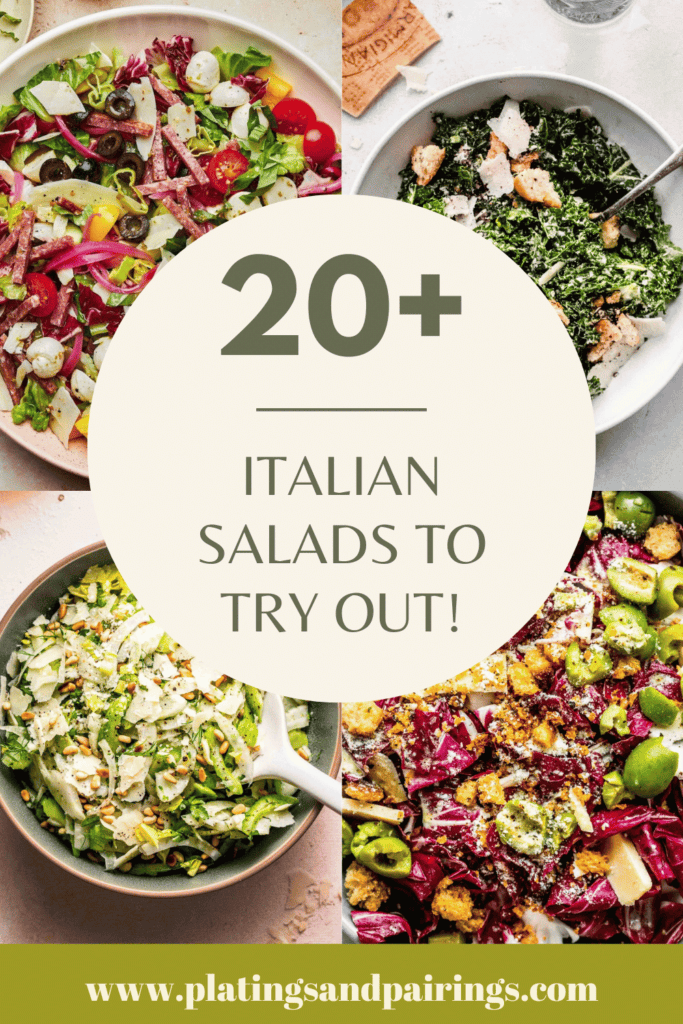 20+ Italian Salad Recipes to Brighten Up Your Meal - Platings + Pairings