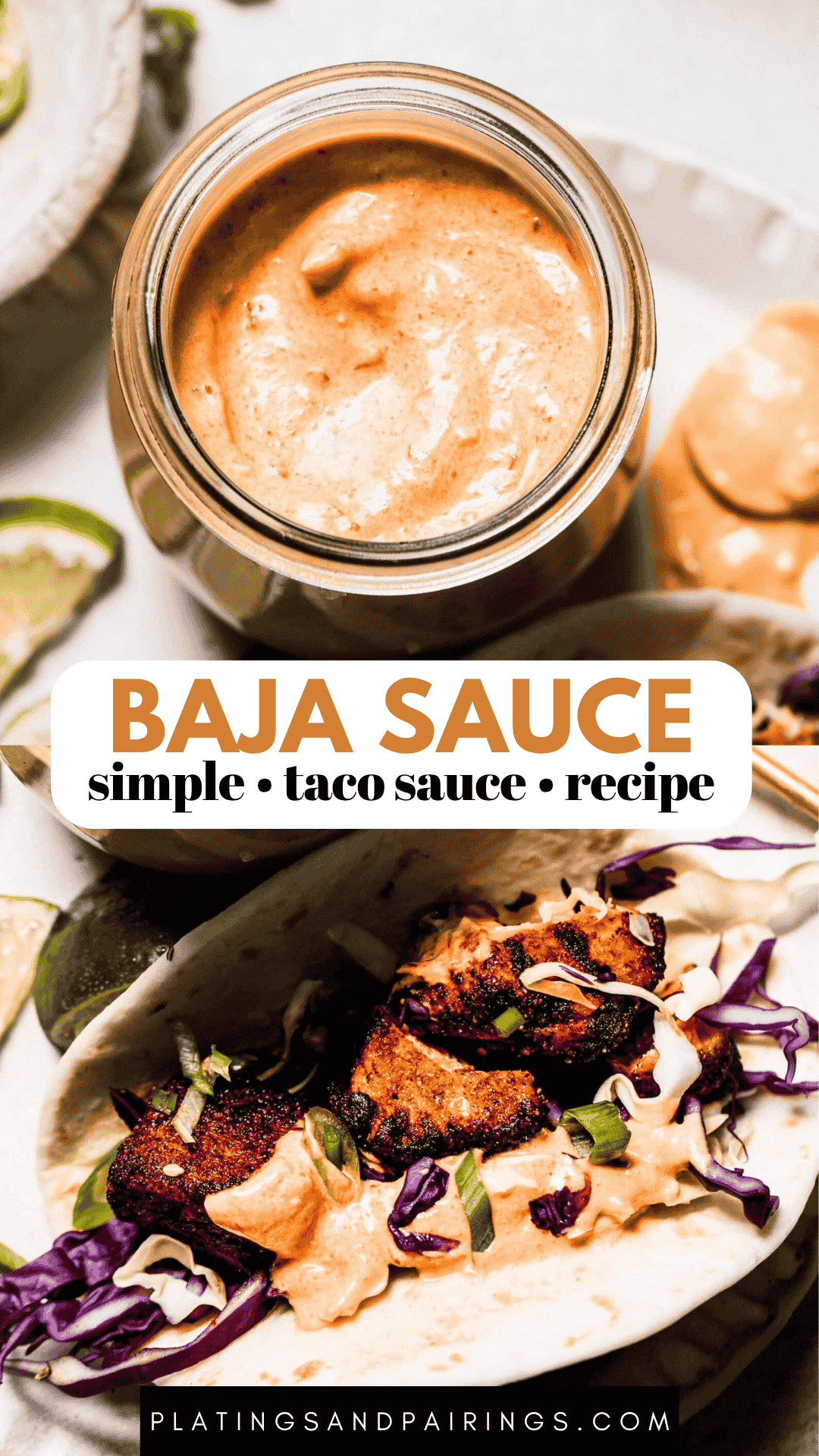 Baja Sauce (Easy 5-Minute Fish Taco Sauce)