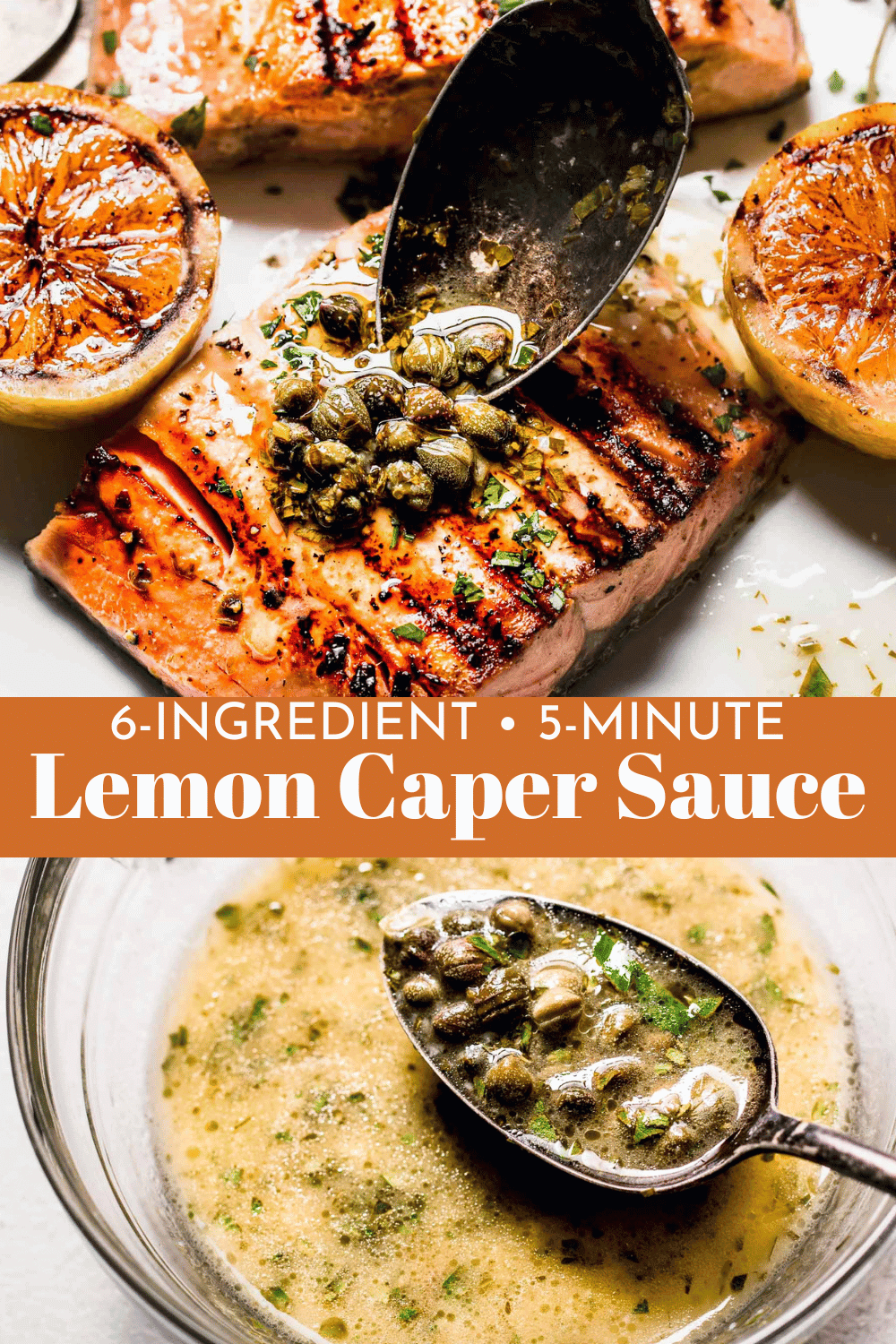 Lemon Caper Sauce (for Salmon, Chicken & More!!) - Platings + Pairings