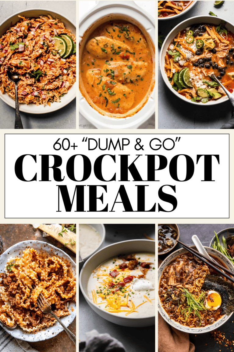 60+ Dump and Go Crock Pot Meals - Platings + Pairings