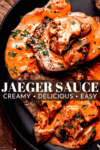 Jaeger Sauce (Easy Mushroom Sauce for Schnitzel) - Platings + Pairings