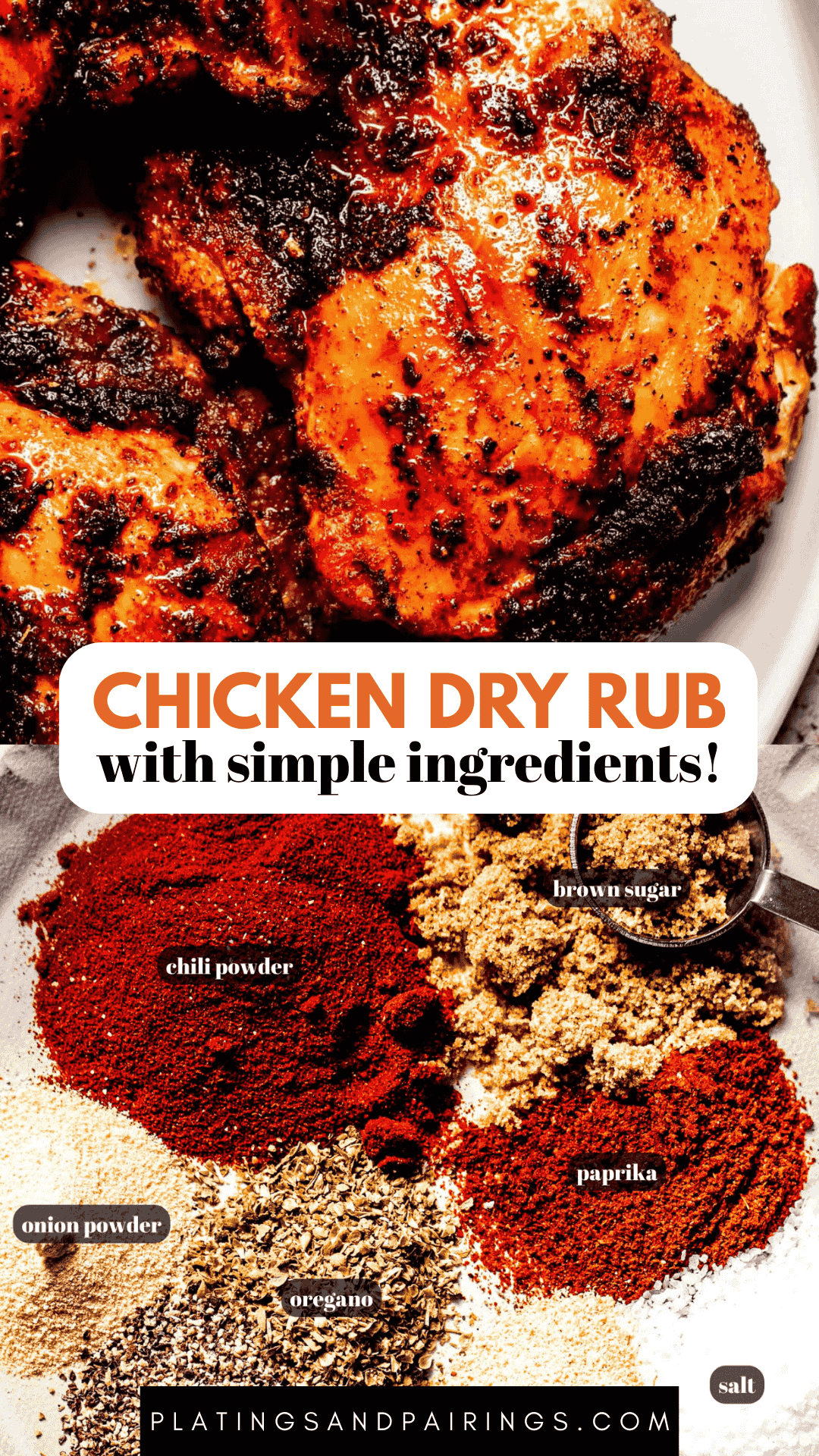 The BEST Chicken Dry Rub Recipe (Simple Ingredients)
