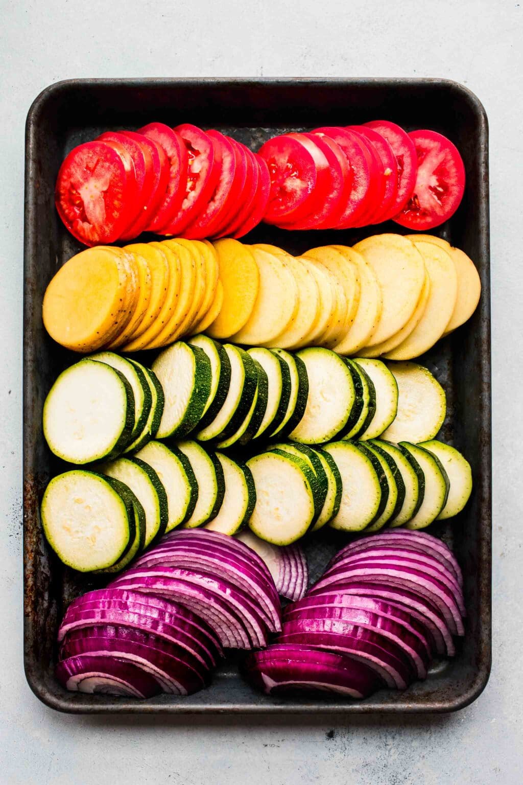 Briam (Traditional Greek Roasted Vegetables) - Platings + Pairings