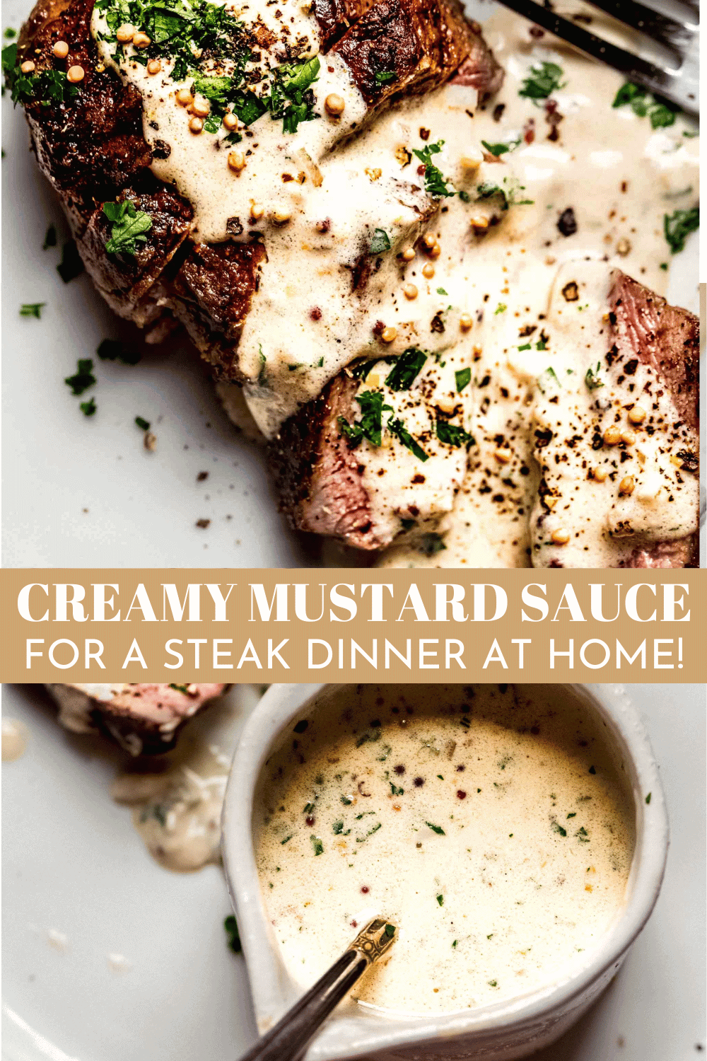 The BEST Mustard Sauce for Steak (Simple Recipe) - Platings + Pairings
