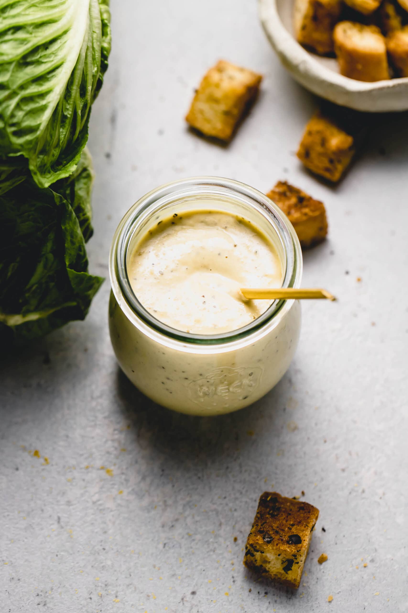 5-Minute Vegan Caesar Dressing - Platings + Pairings