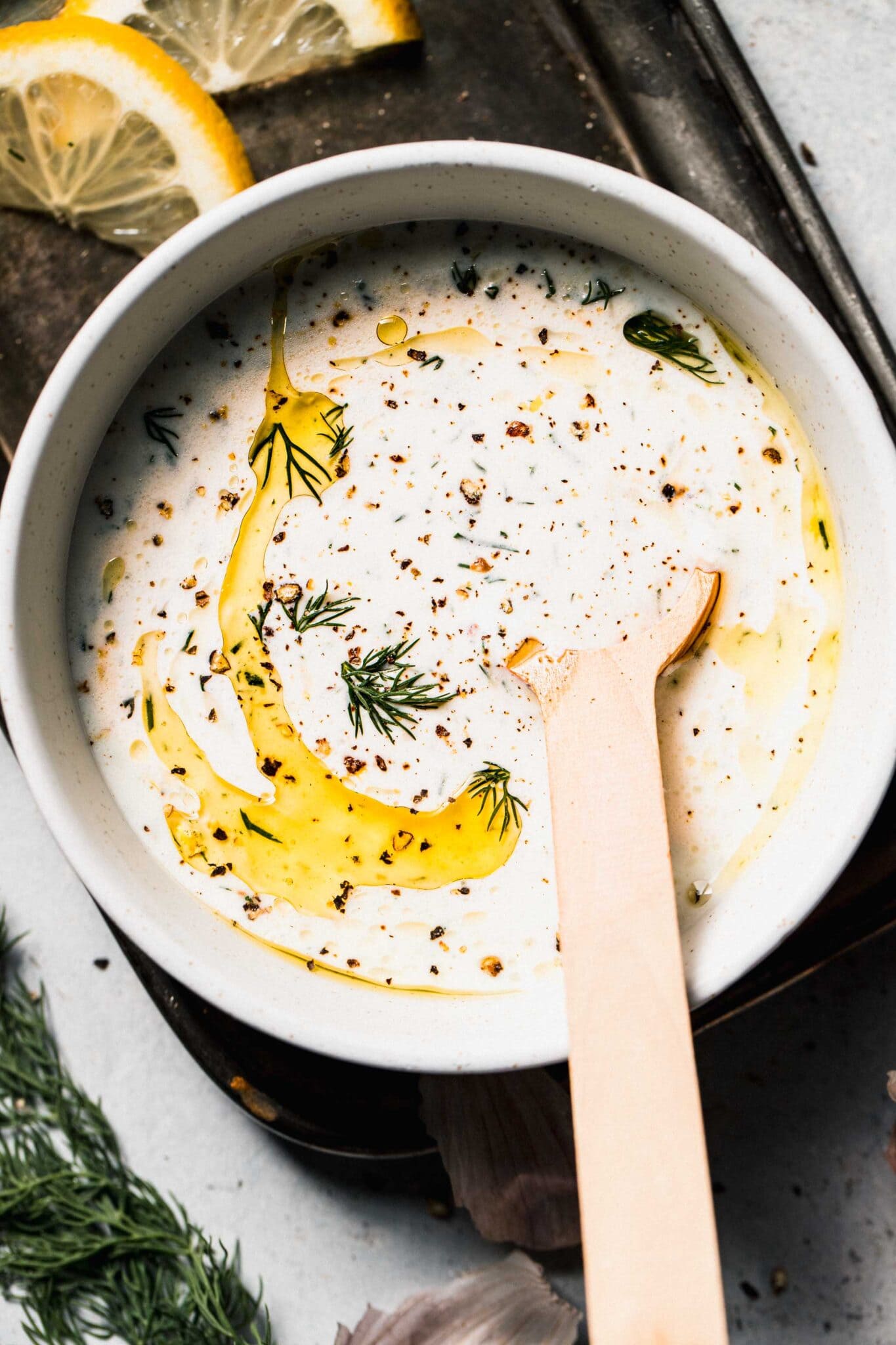 Creamy Dill Yogurt Sauce - Platings + Pairings