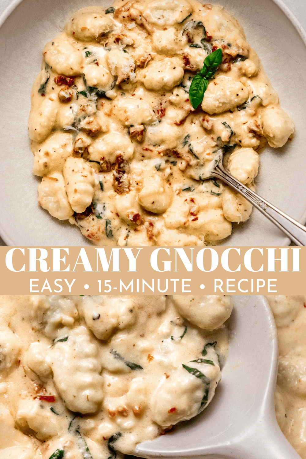 Tuscan Creamy Gnocchi (Easy 15-Minute Recipe) - Platings + Pairings