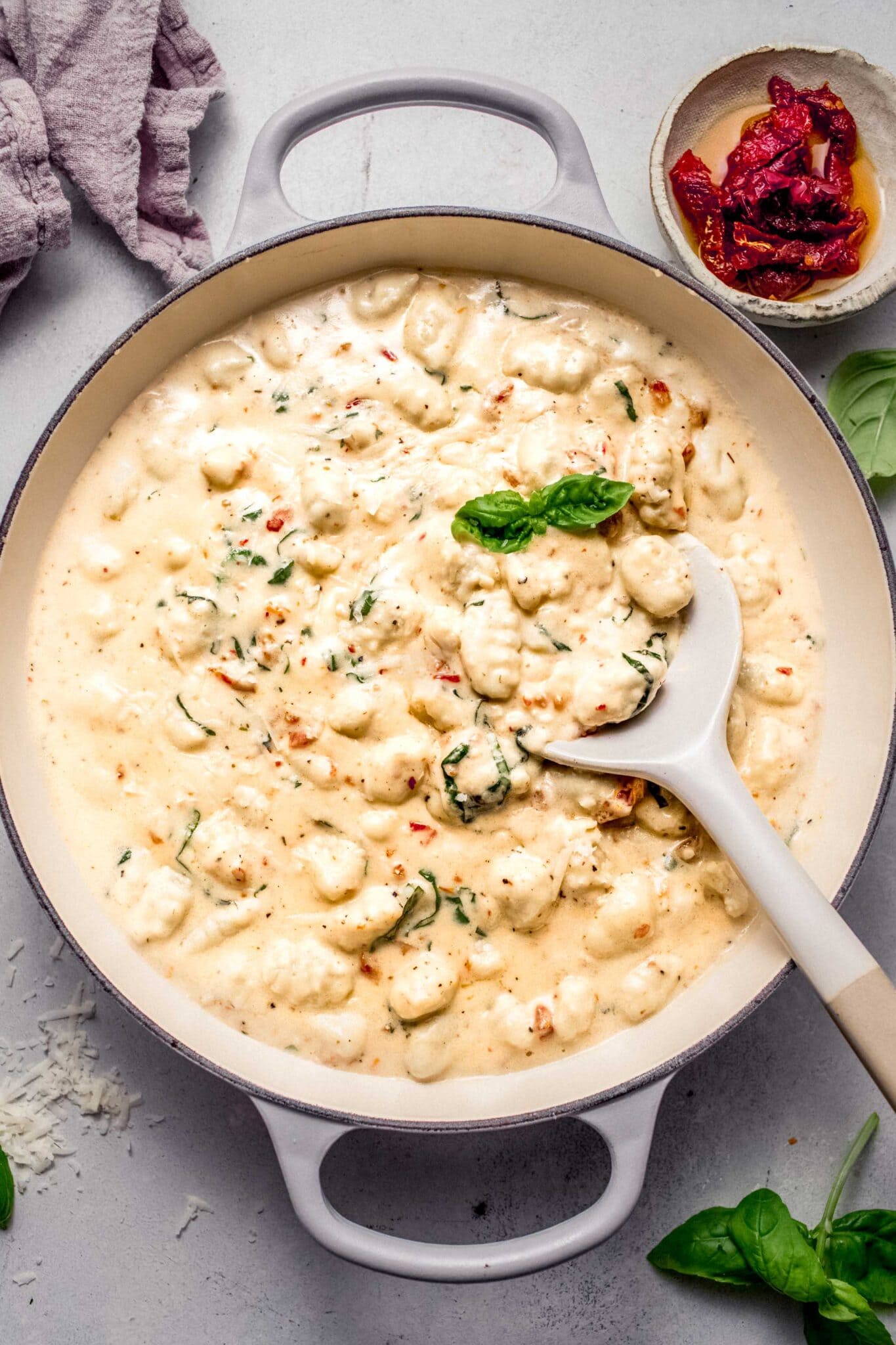 Tuscan Creamy Gnocchi (Easy 15-Minute Recipe) - Platings + Pairings