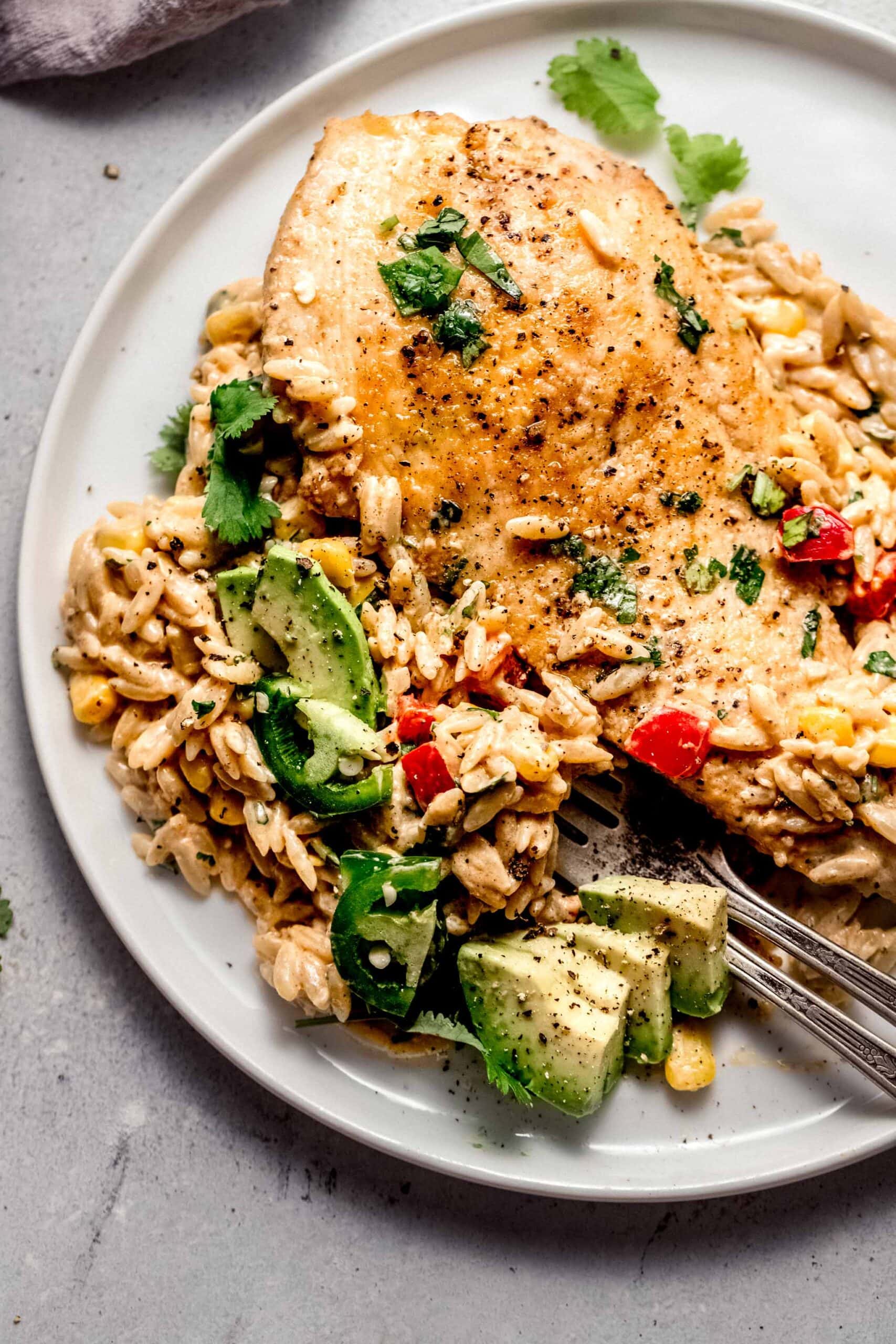 Creamy Cajun Chicken Orzo - Platings + Pairings