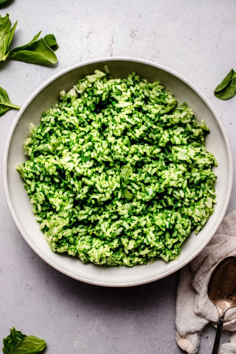 Easy Spinach Rice Recipe - Platings + Pairings