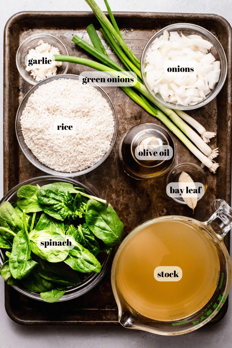 Easy Spinach Rice Recipe - Platings + Pairings
