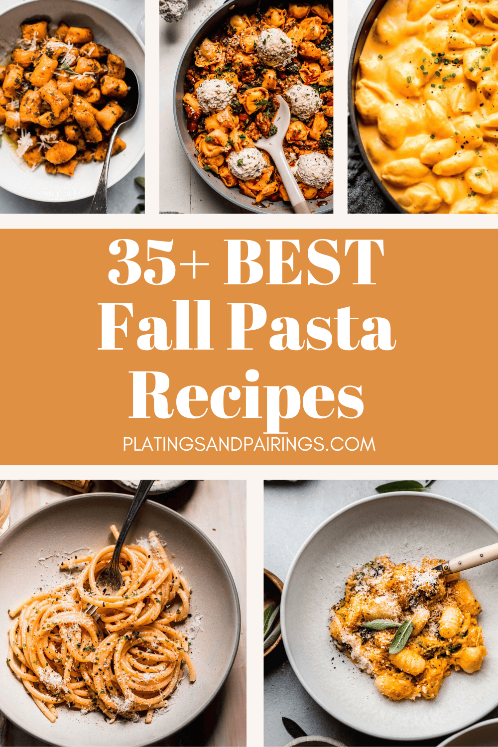 35+ Fall Pasta Recipes - Platings + Pairings