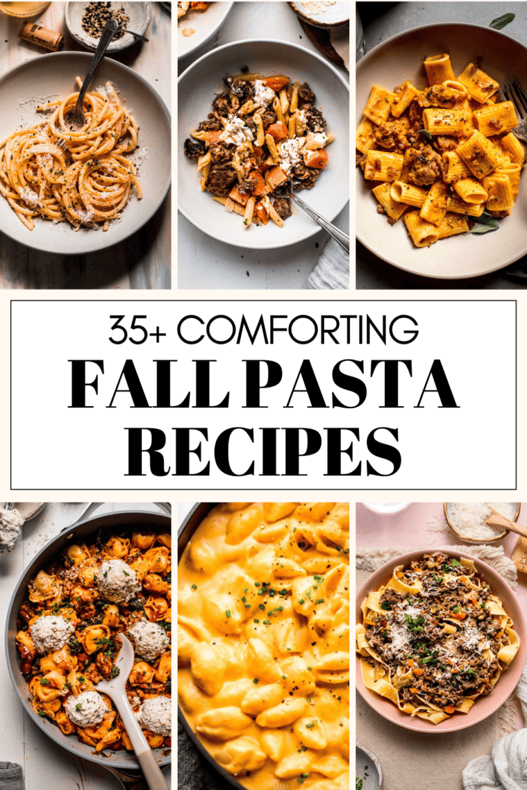 35+ Fall Pasta Recipes - Platings + Pairings