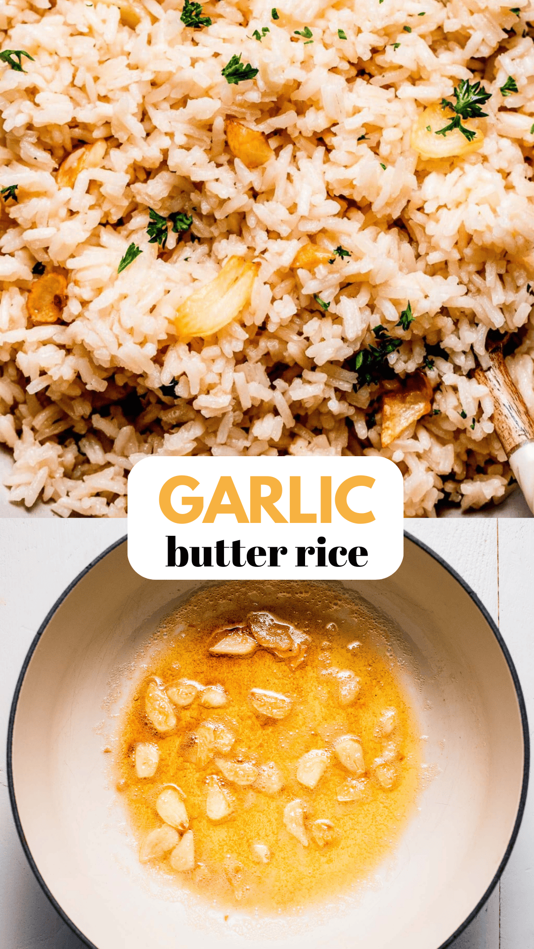Easy Garlic Butter Rice Recipe (Flavor Packed!!)