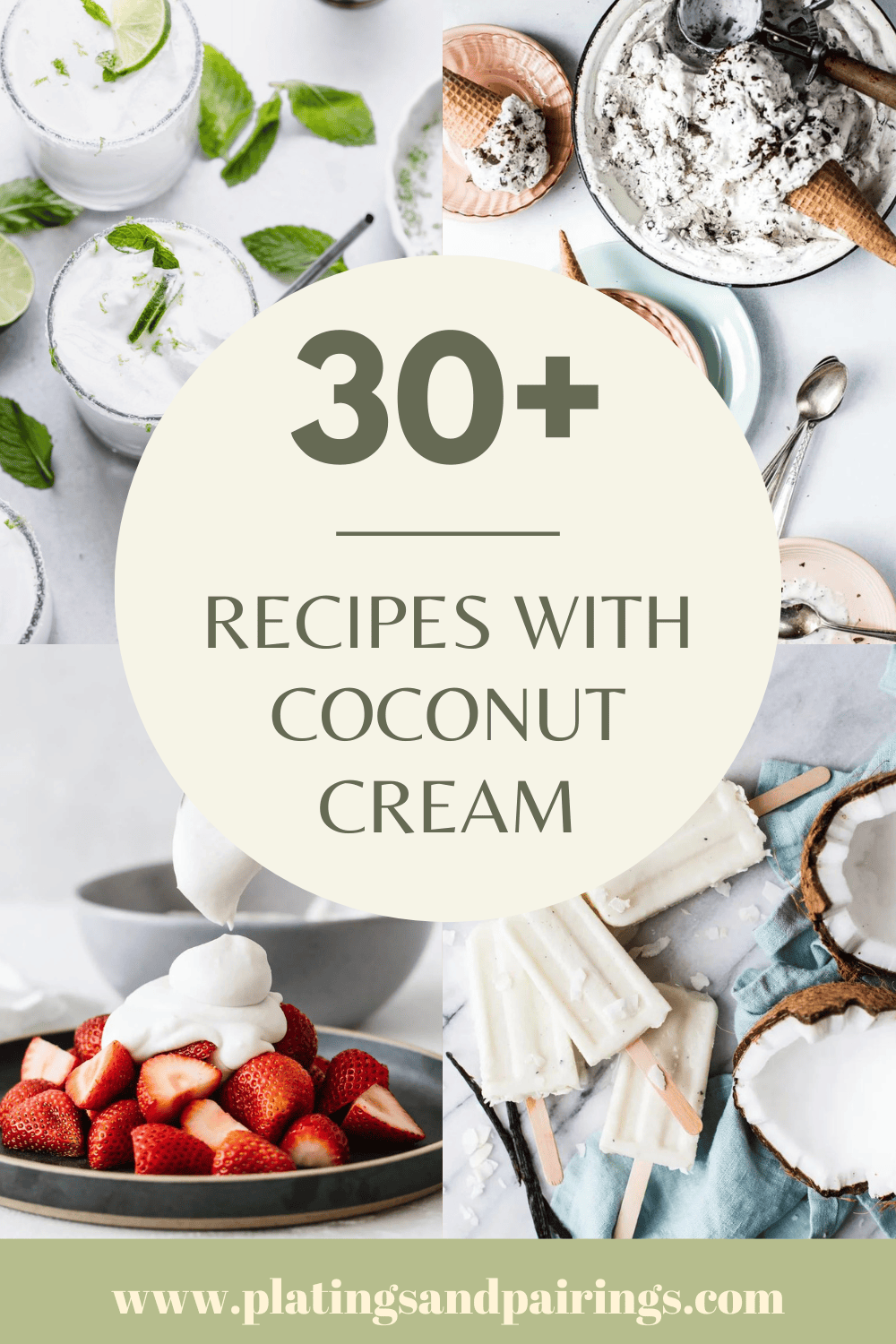 30+ Recipes that Use Coconut Cream - Platings + Pairings