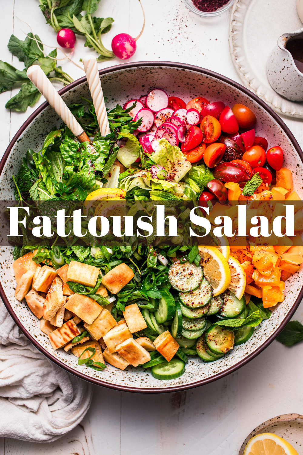 Lebanese Fattoush Salad Recipe