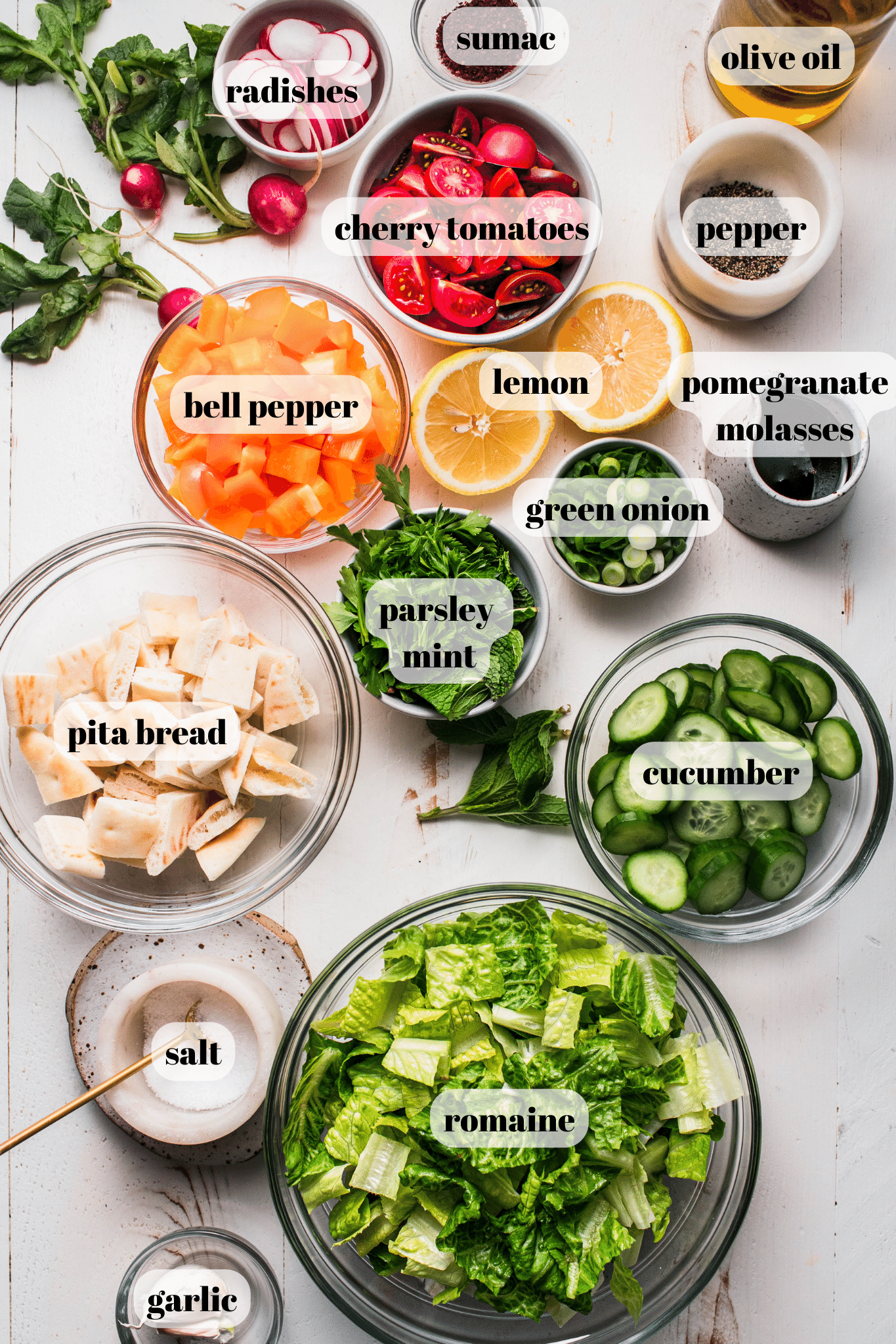 Lebanese Fattoush Salad Recipe