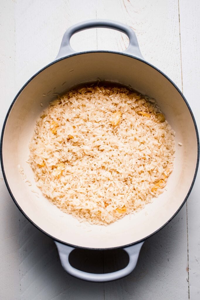 Easy Garlic Butter Rice Recipe (Flavor Packed!!) - Platings + Pairings