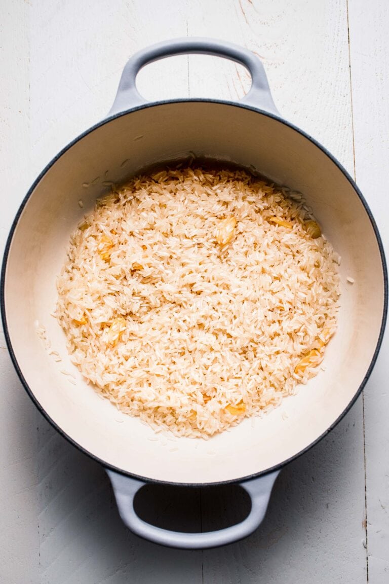 Easy Garlic Butter Rice Recipe (Flavor Packed!!)
