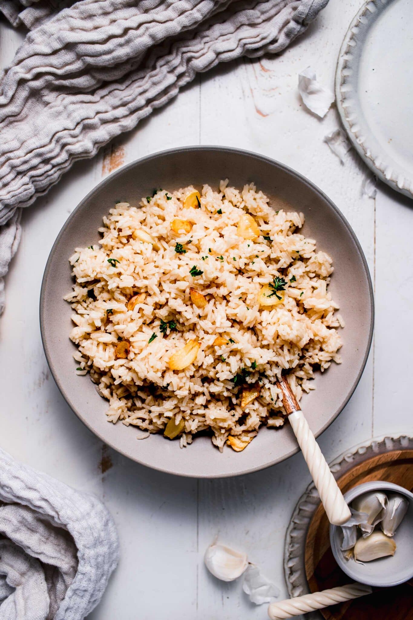 Easy Garlic Butter Rice Recipe (Flavor Packed!!)