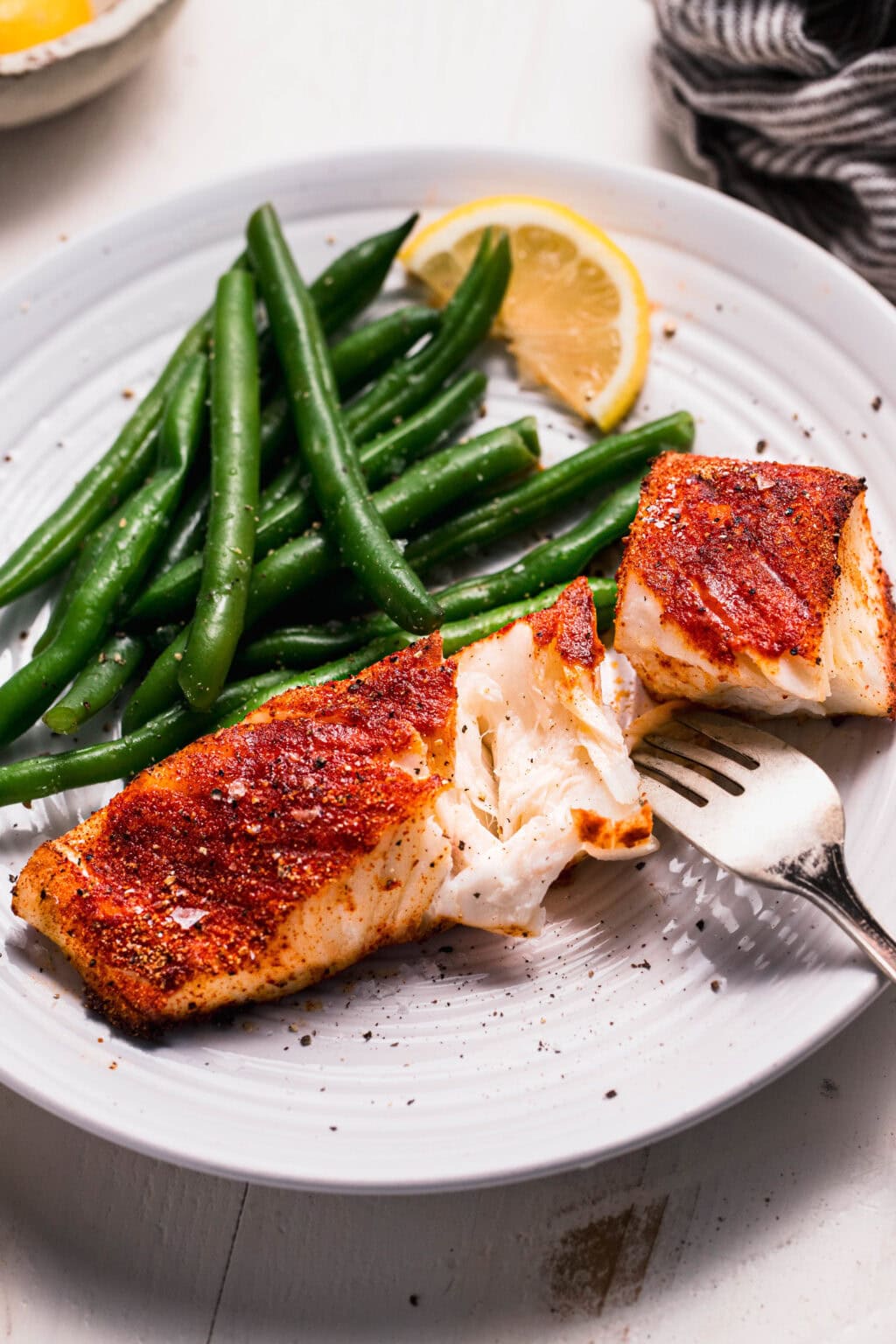 10-Minute Air Fryer Halibut Recipe
