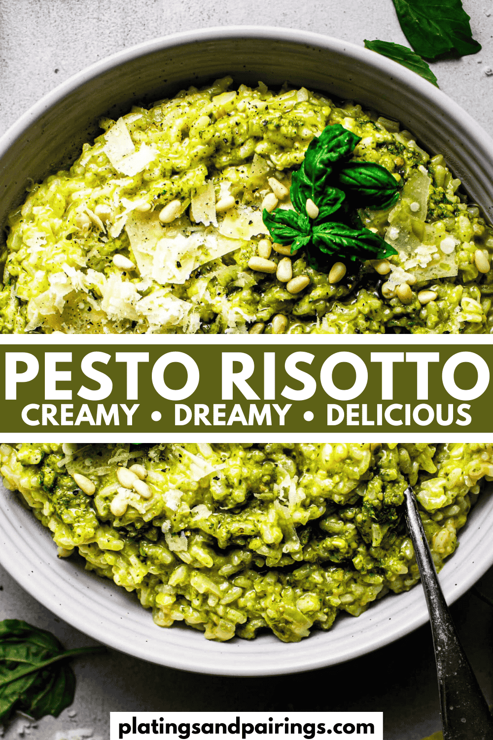 Creamy Pesto Risotto Recipe