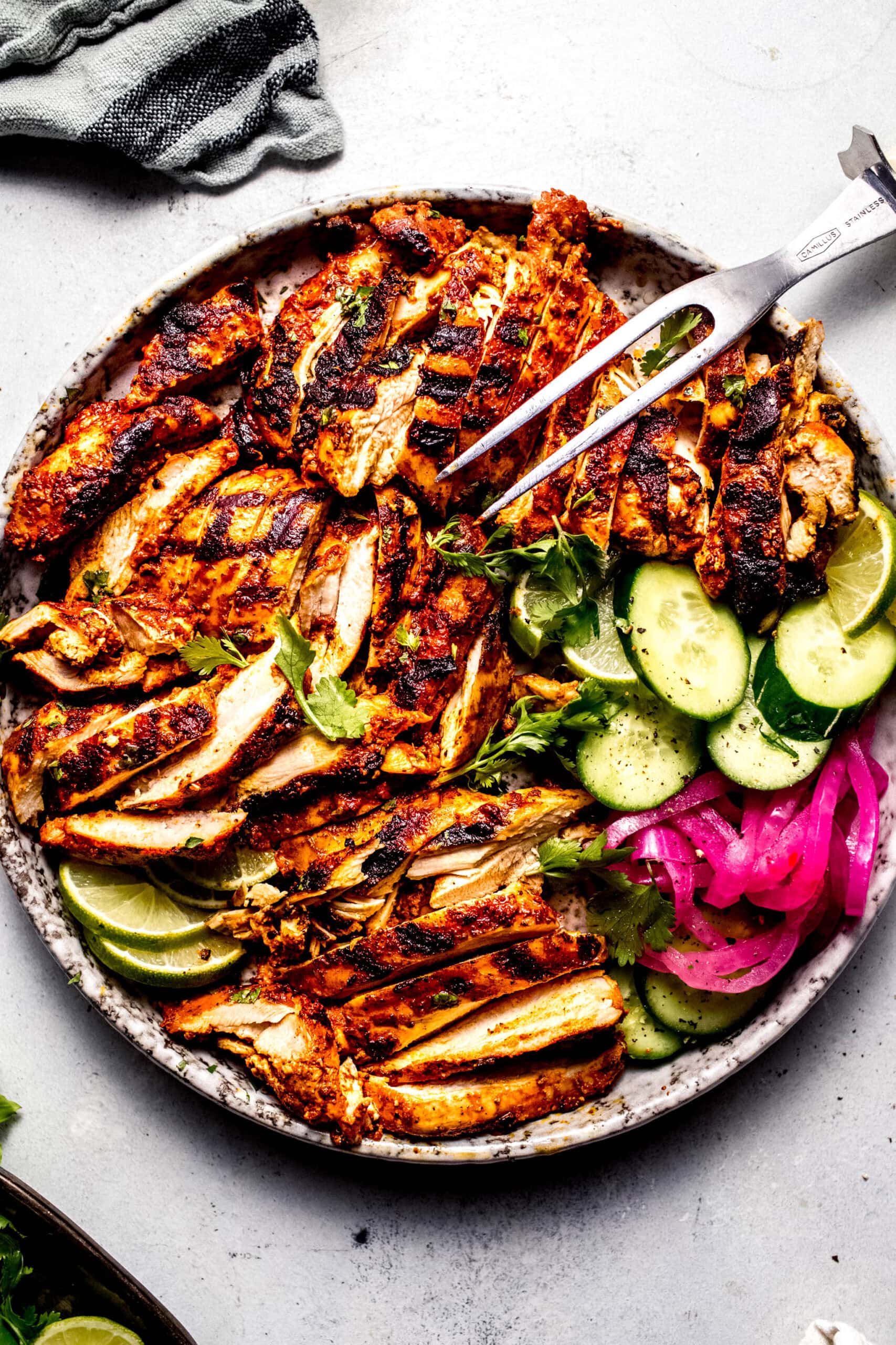 Grilled Achiote Chicken Thighs