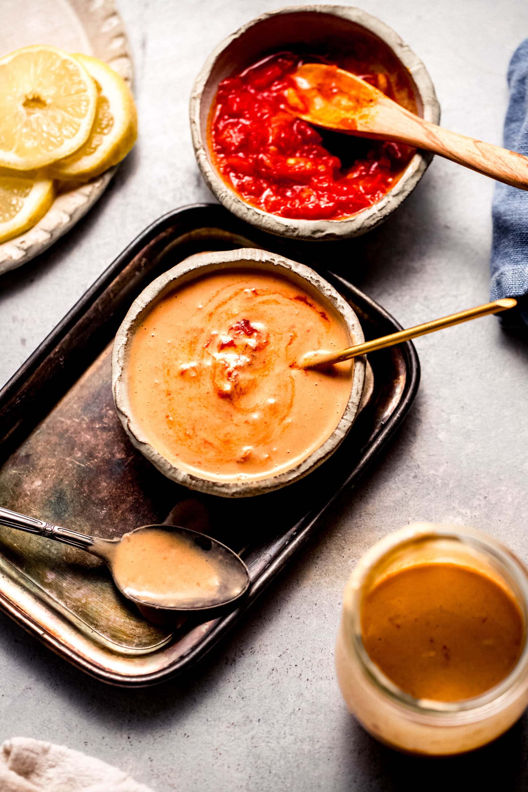 Creamy Harissa Dressing - Platings + Pairings