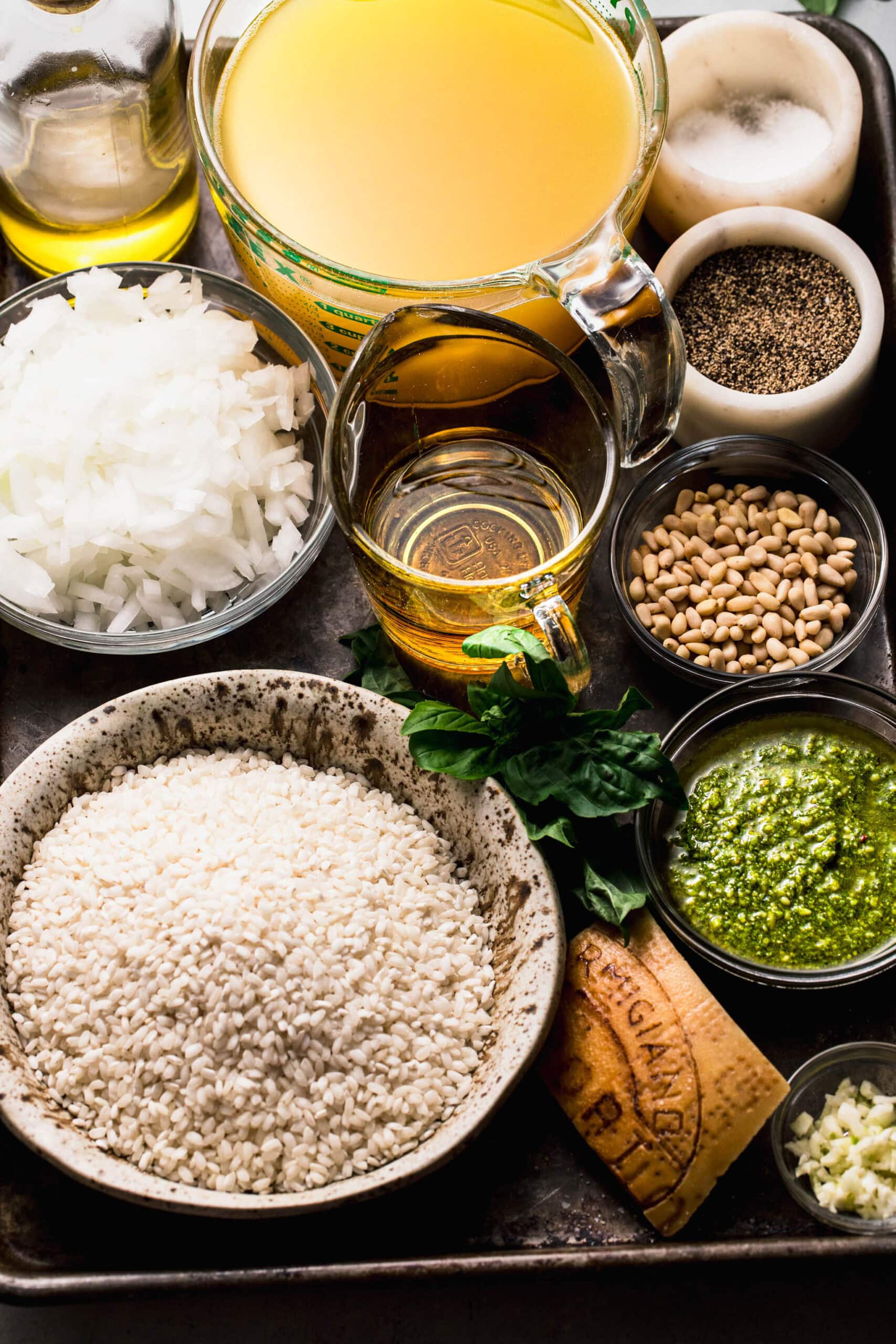 Creamy Pesto Risotto Recipe