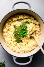 Creamy Pesto Risotto Recipe