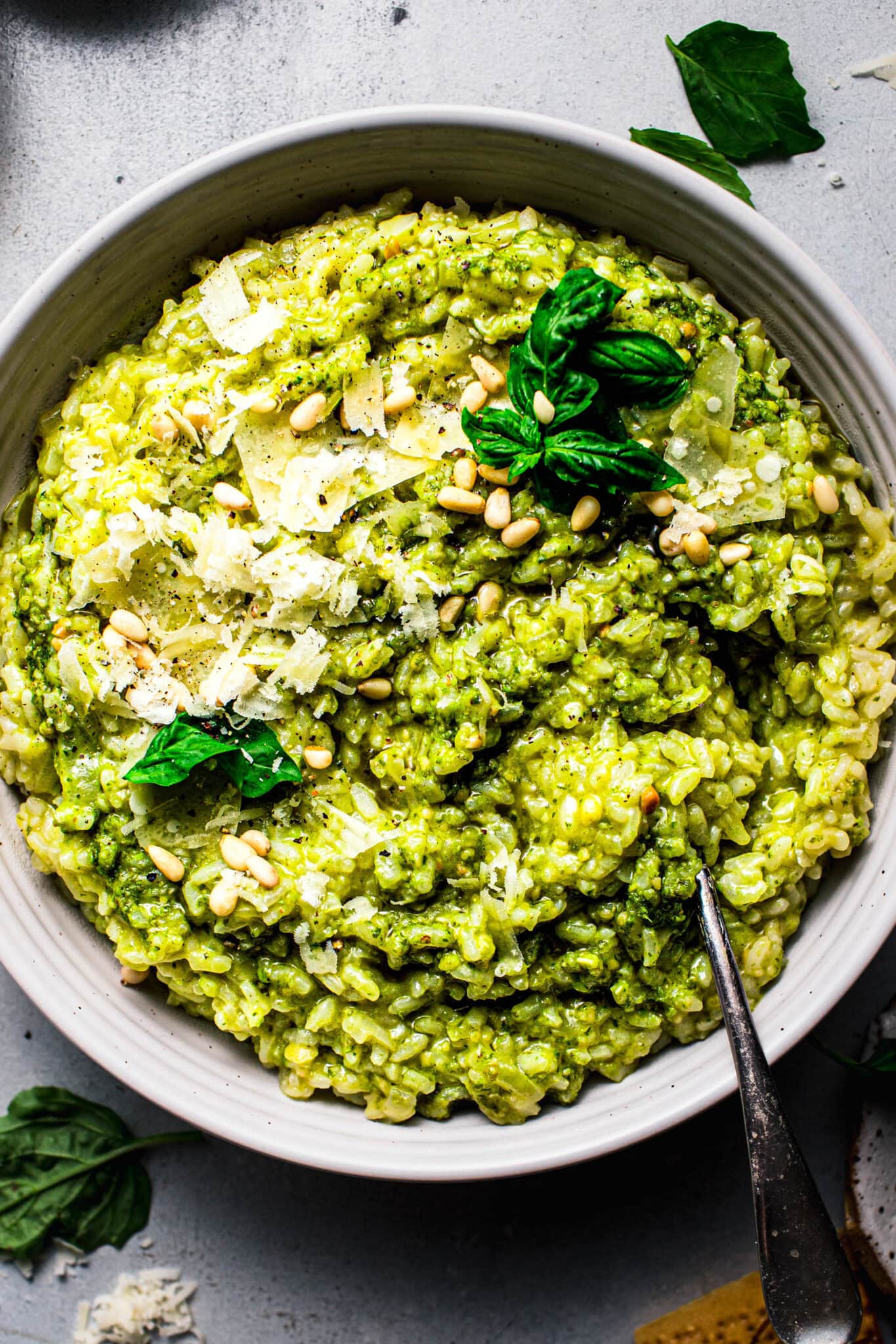 Creamy Pesto Risotto Recipe