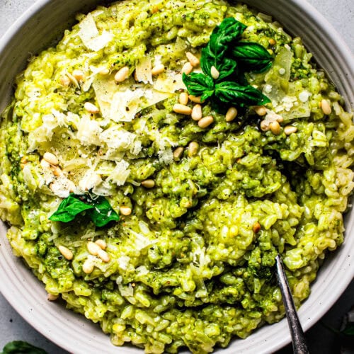 Creamy Pesto Risotto Recipe