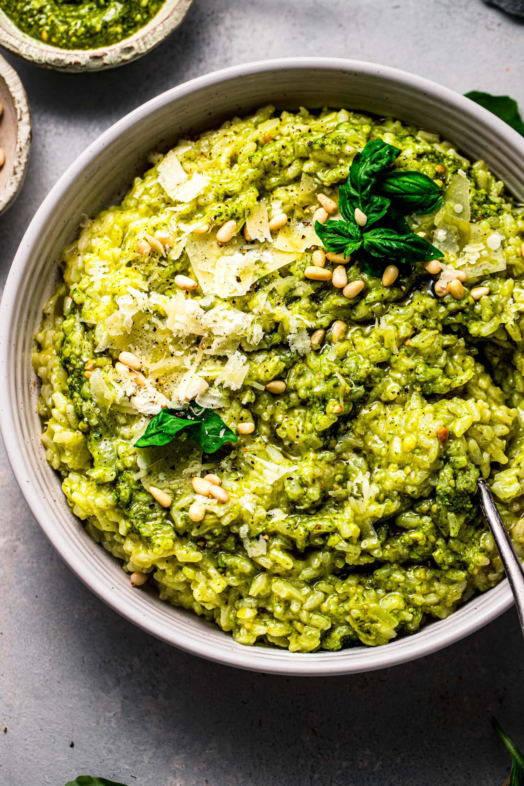 Creamy Pesto Risotto Recipe