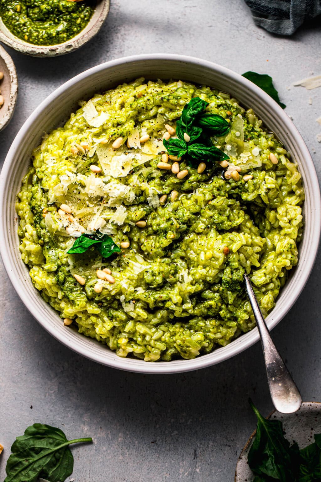 Creamy Pesto Risotto Recipe