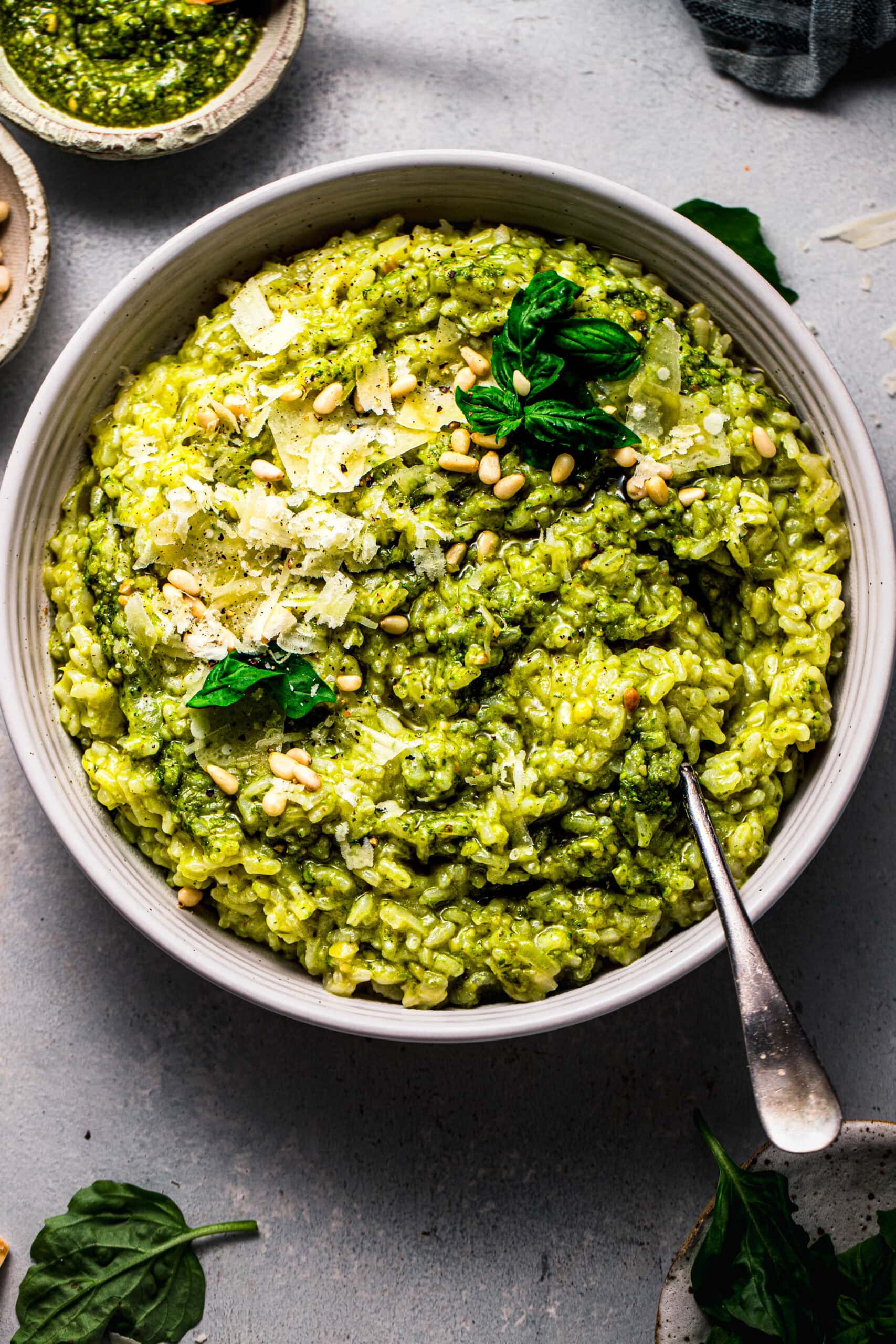 Creamy Pesto Risotto Recipe
