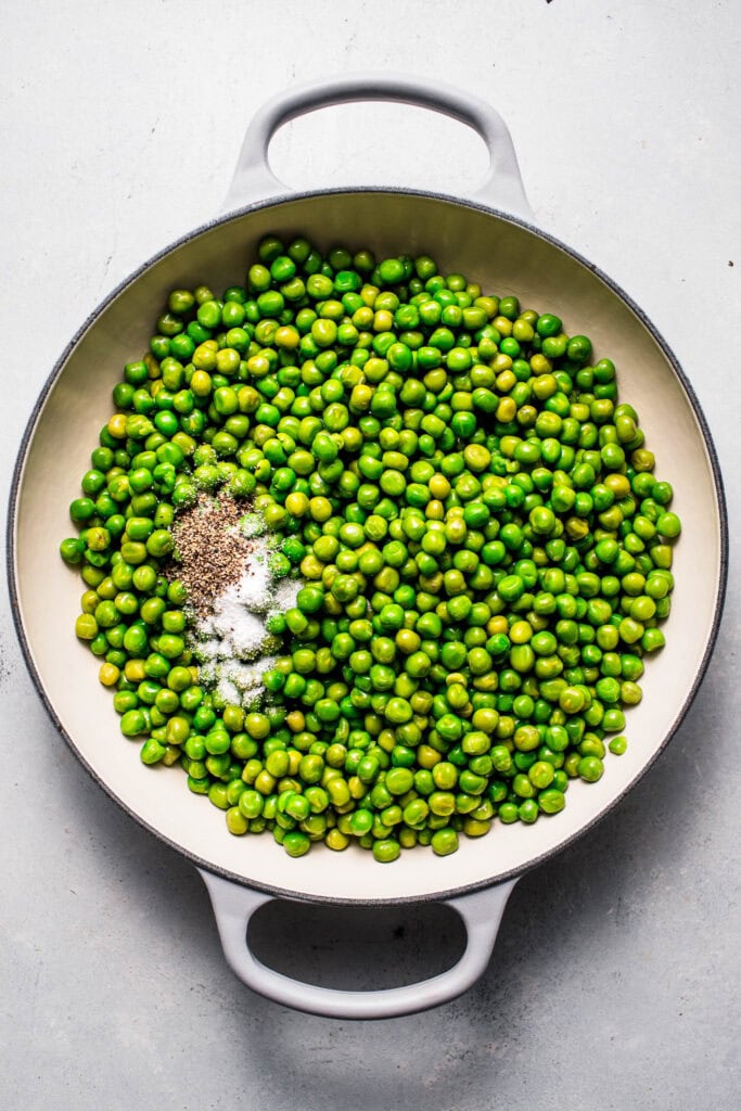 Easy Minted Peas - Platings + Pairings