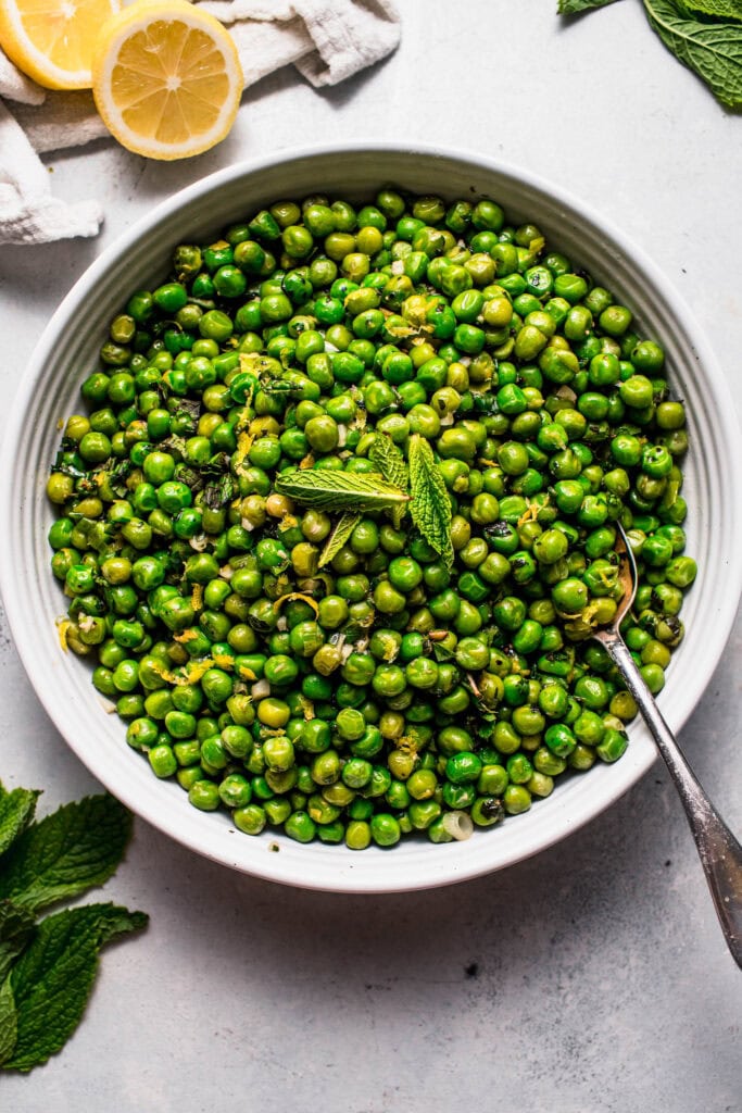 Minted Peas (Easy 15- Minute Side Dish Recipe)