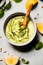 Homemade Basil Pesto Mayo (Easy 5-Minute Recipe!)
