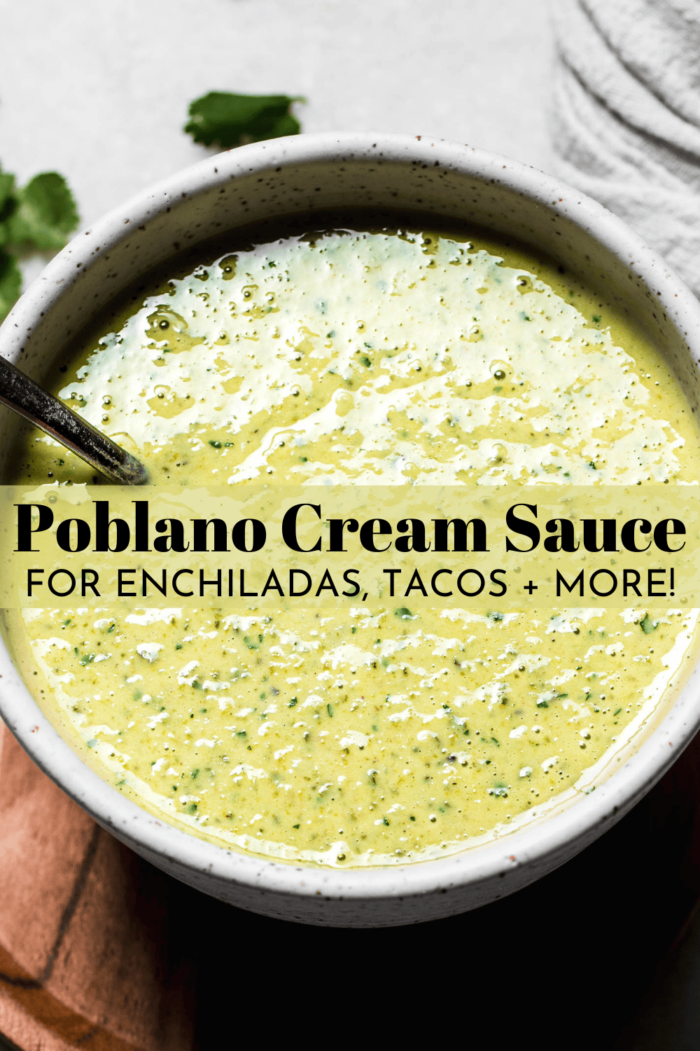 Poblano Cream Sauce - Platings + Pairings