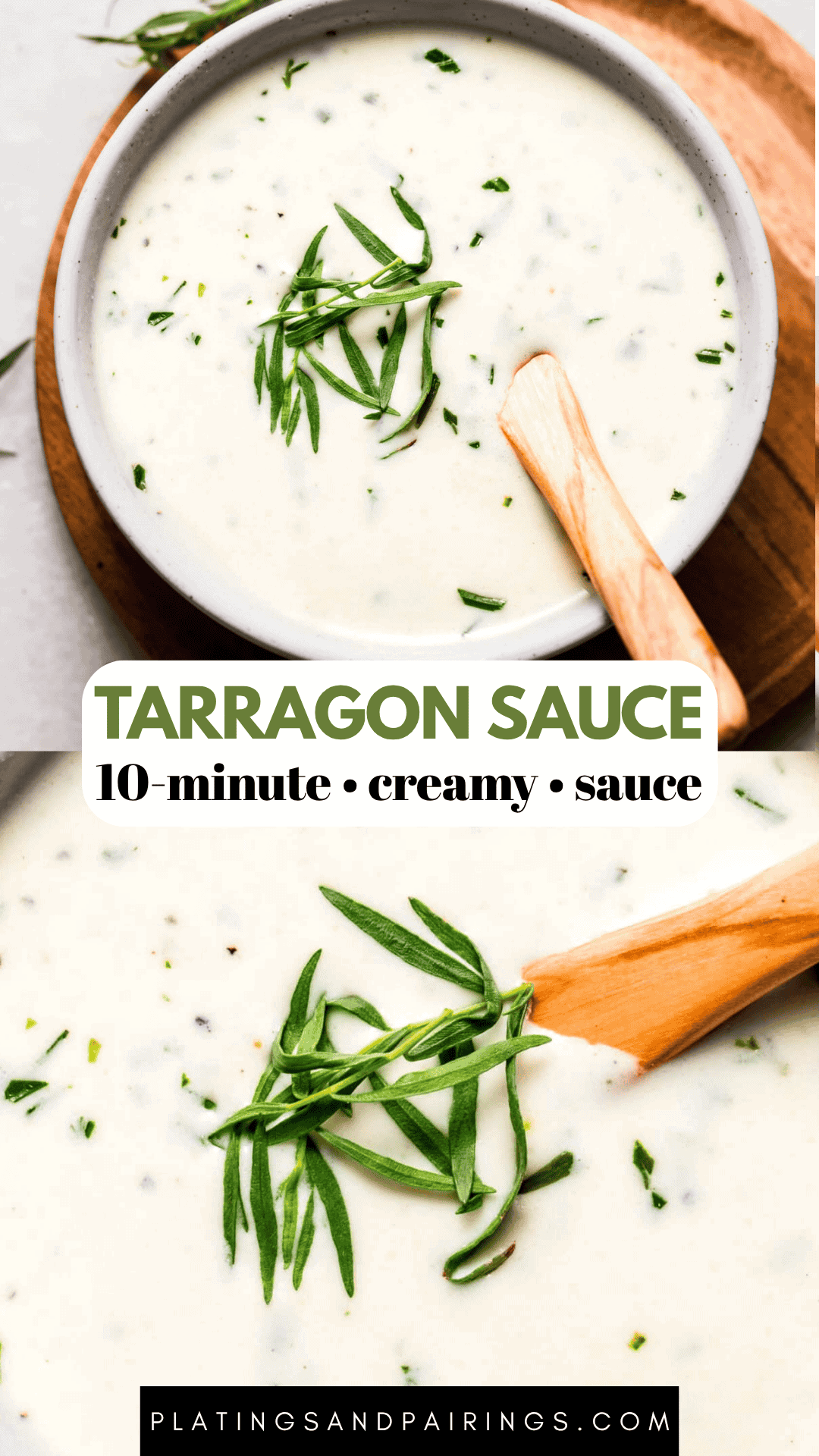 Creamy Tarragon Sauce – Perfect for Chicken, Fish, or Pasta