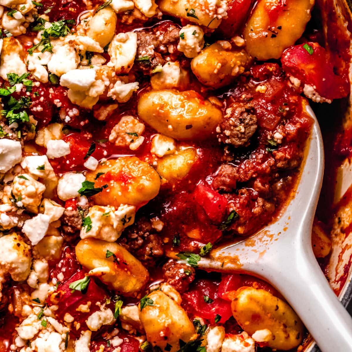 Lamb and Feta Gnocchi Bake – Creamy, Saucy & Delicious