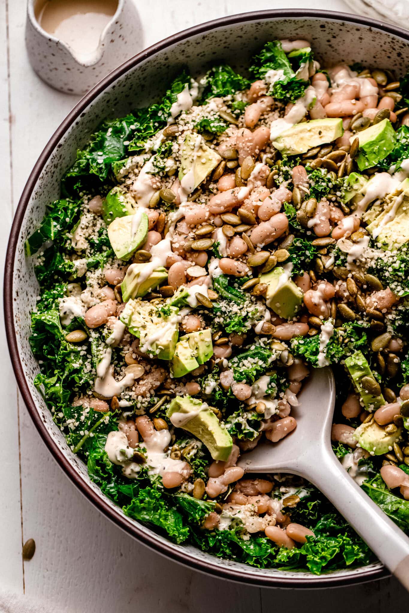 Kale White Bean Salad (Erewhon Copycat) - Platings + Pairings