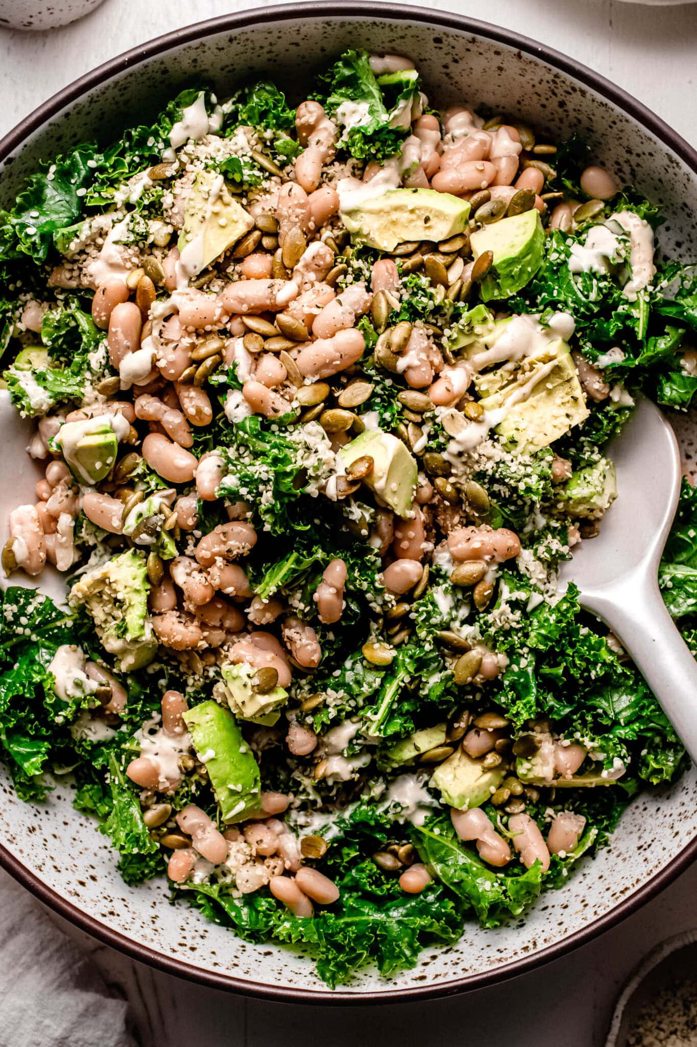 Kale White Bean Salad (Erewhon Copycat) - Platings + Pairings