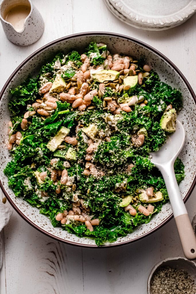Kale White Bean Salad (Erewhon Copycat) - Platings + Pairings