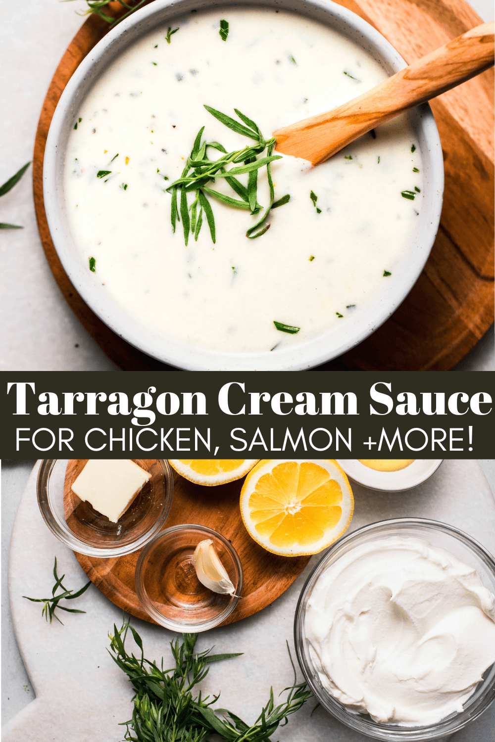 Tarragon Cream Sauce - Platings + Pairings