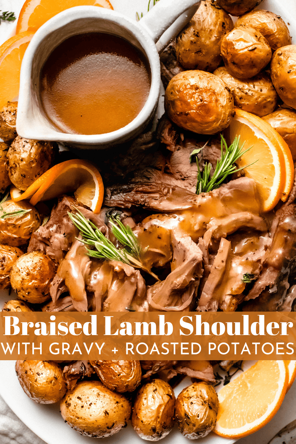 Braised Lamb Shoulder with Gravy - Platings + Pairings