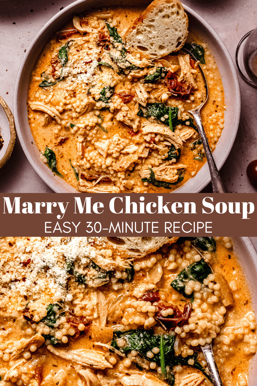 Marry Me Chicken Soup - Platings + Pairings
